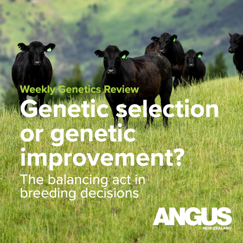 Weekly genetics review: Genetic selection or genetic improvement? The ...
